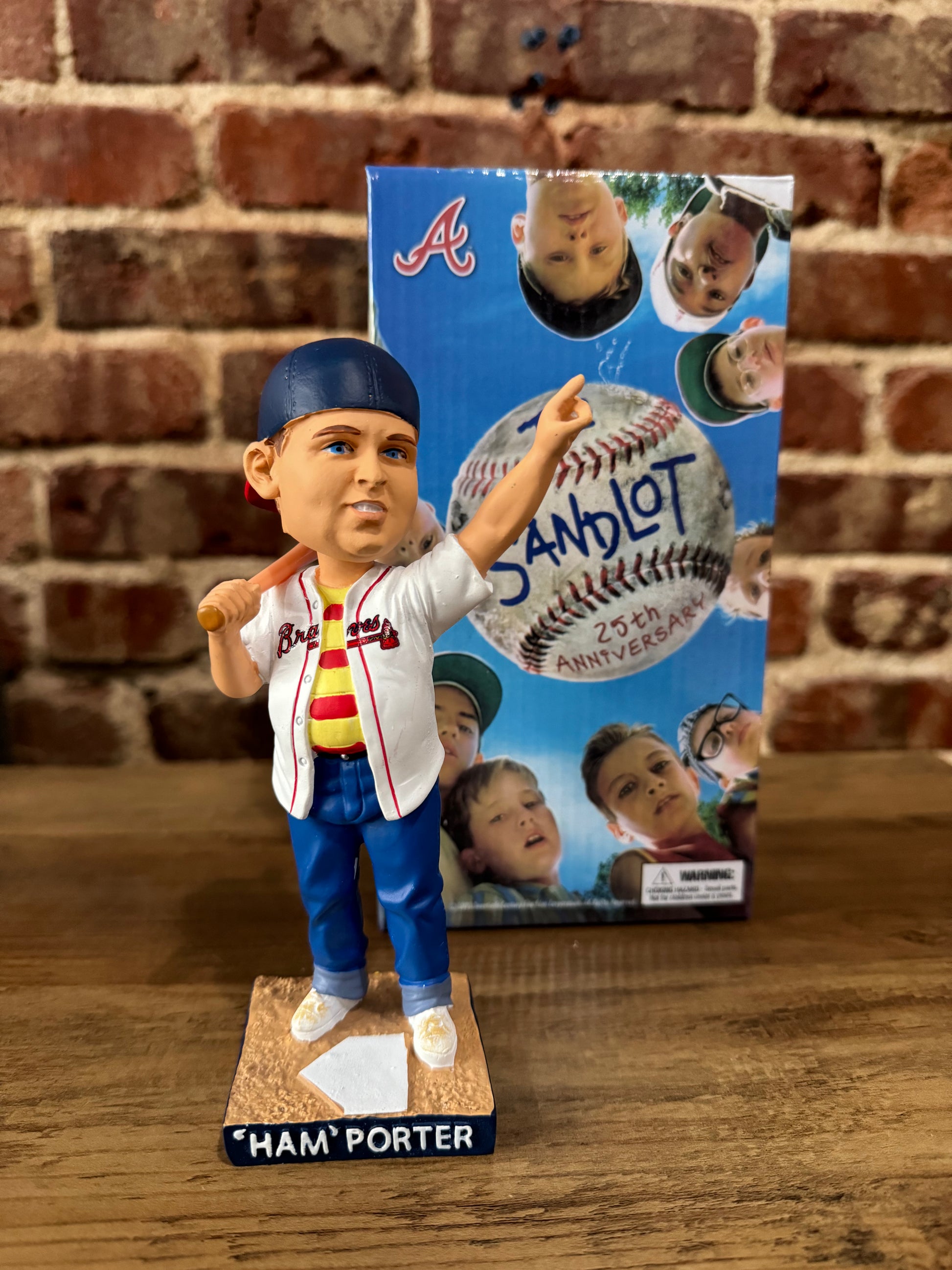 Ham Porter Sandlot Braves Bobblehead – Atlanta Bobbles