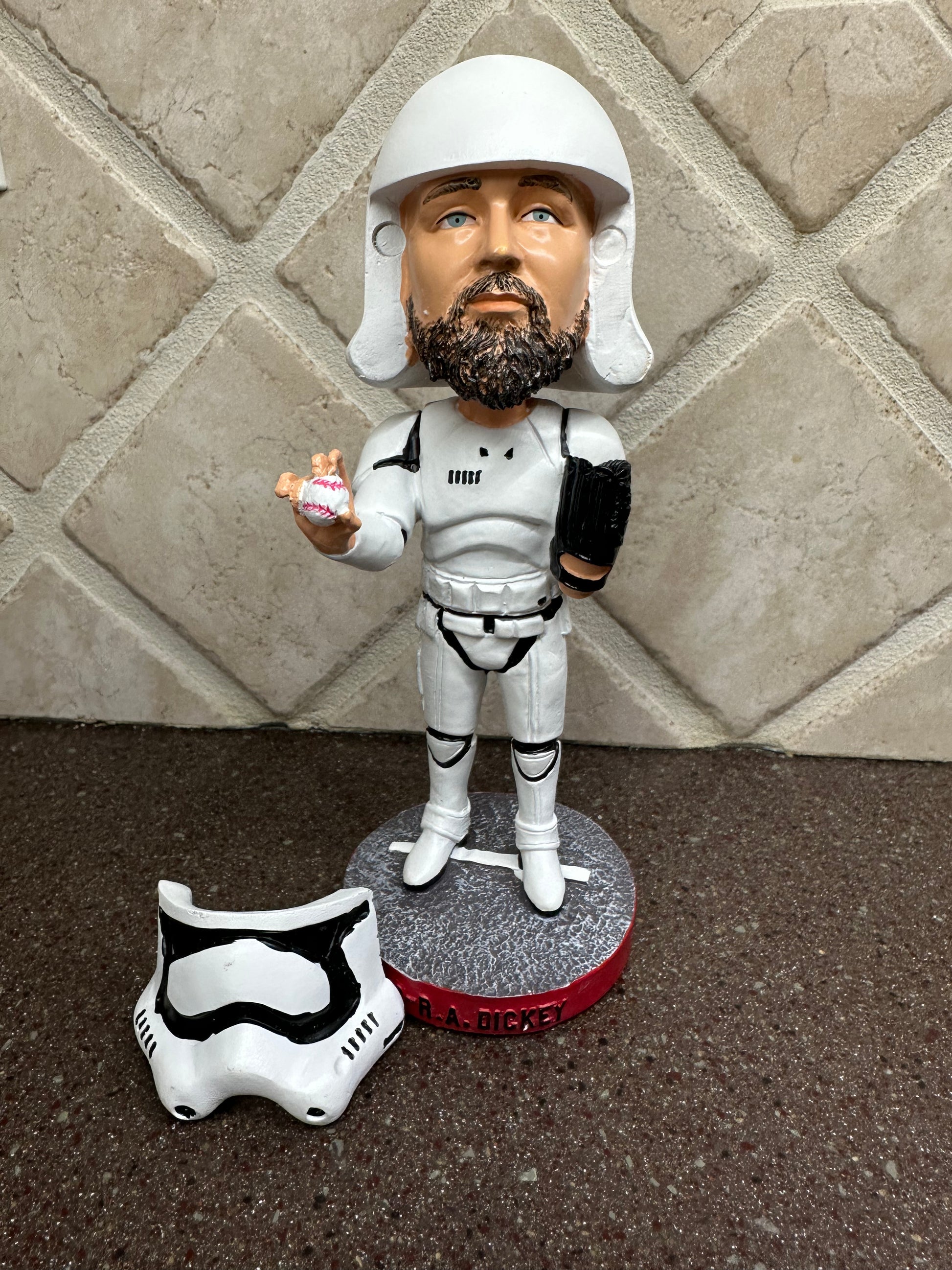 R.A. Dickey Atlanta Braves Storm Trooper Star Wars Bobblehead – Atlanta ...