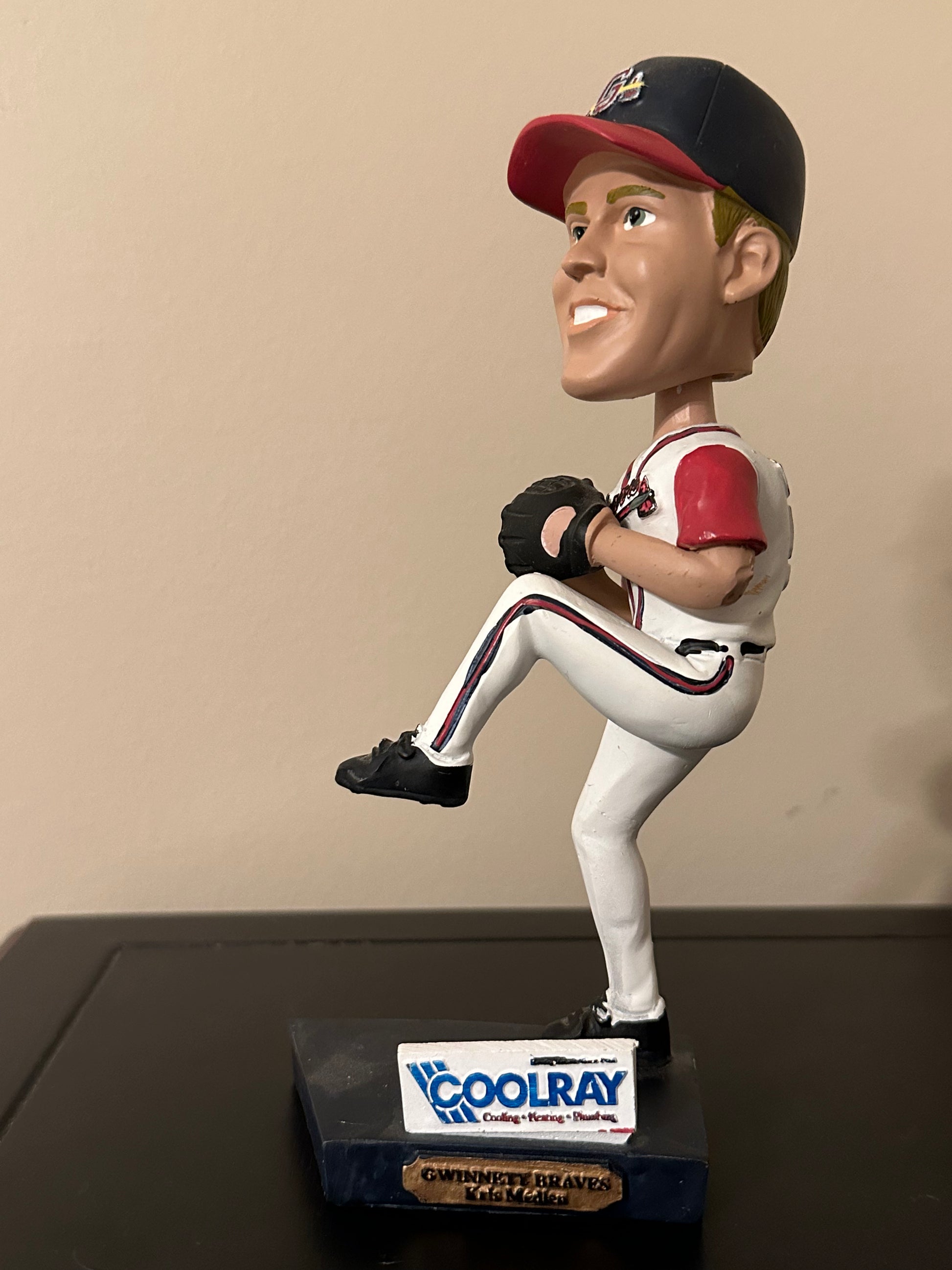 Kris Medlen Signed Bobblehead Gwinnett Braves – Atlanta Bobbles Kris Medlen Signed Bobblehead Gwinnett Braves – Atlanta Bobbles